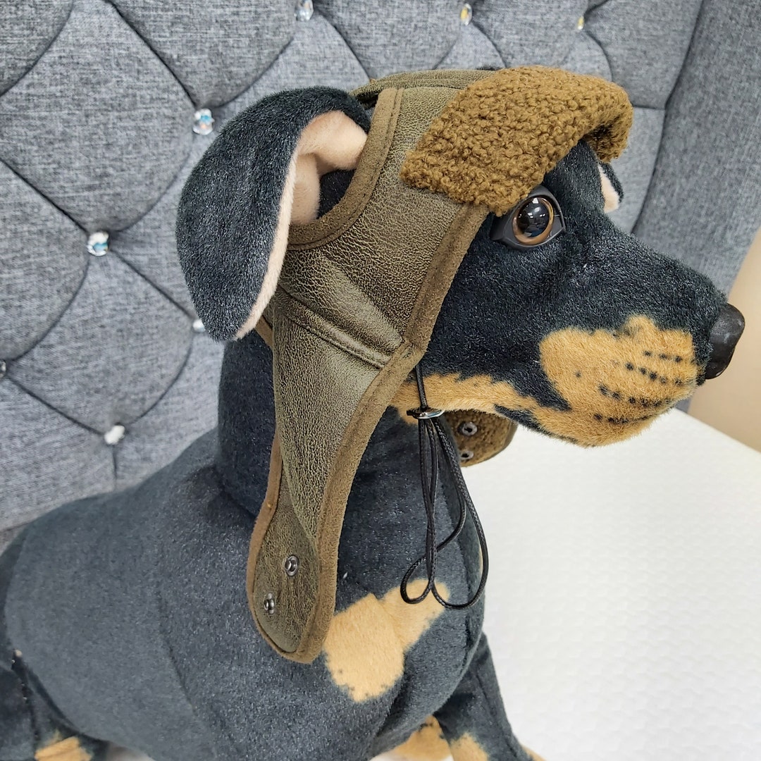 LARGE Dog Pet Halloween Deer Stalker Aviator Hat Cap Costume - Etsy