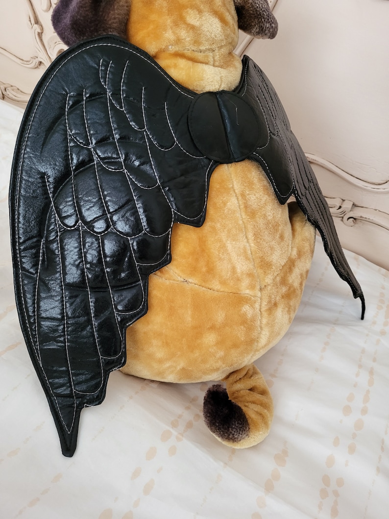 LARGE XLARGE Black Dragon Wings Dog Costume for Larger Breeds - Etsy