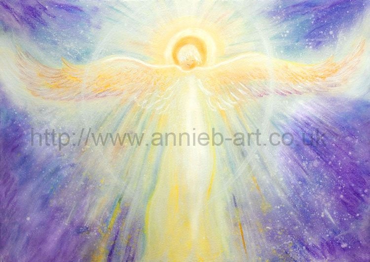 Guardian Angel Portraits. Custom Art. Spiritual Art. Custom Painting ...