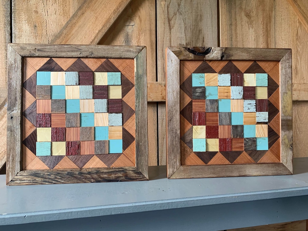 Wooden Quilt Block Barn Quilt - Etsy
