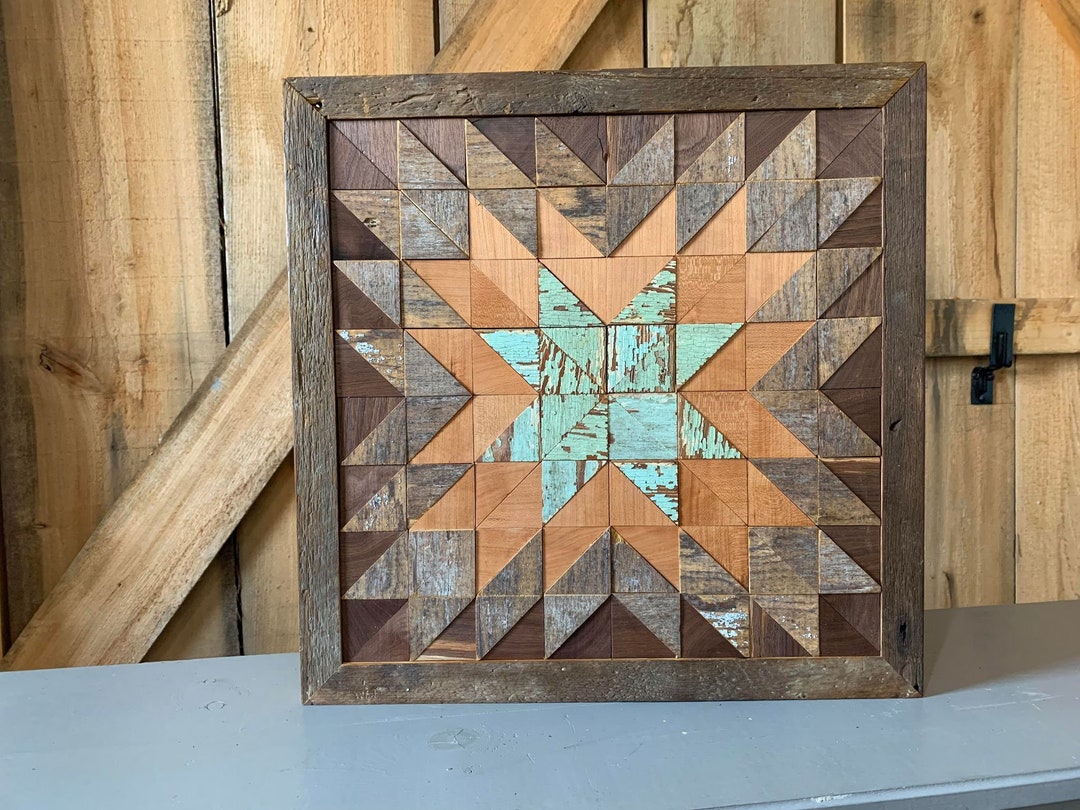 Wooden Quilt Block Barn Quilt - Etsy