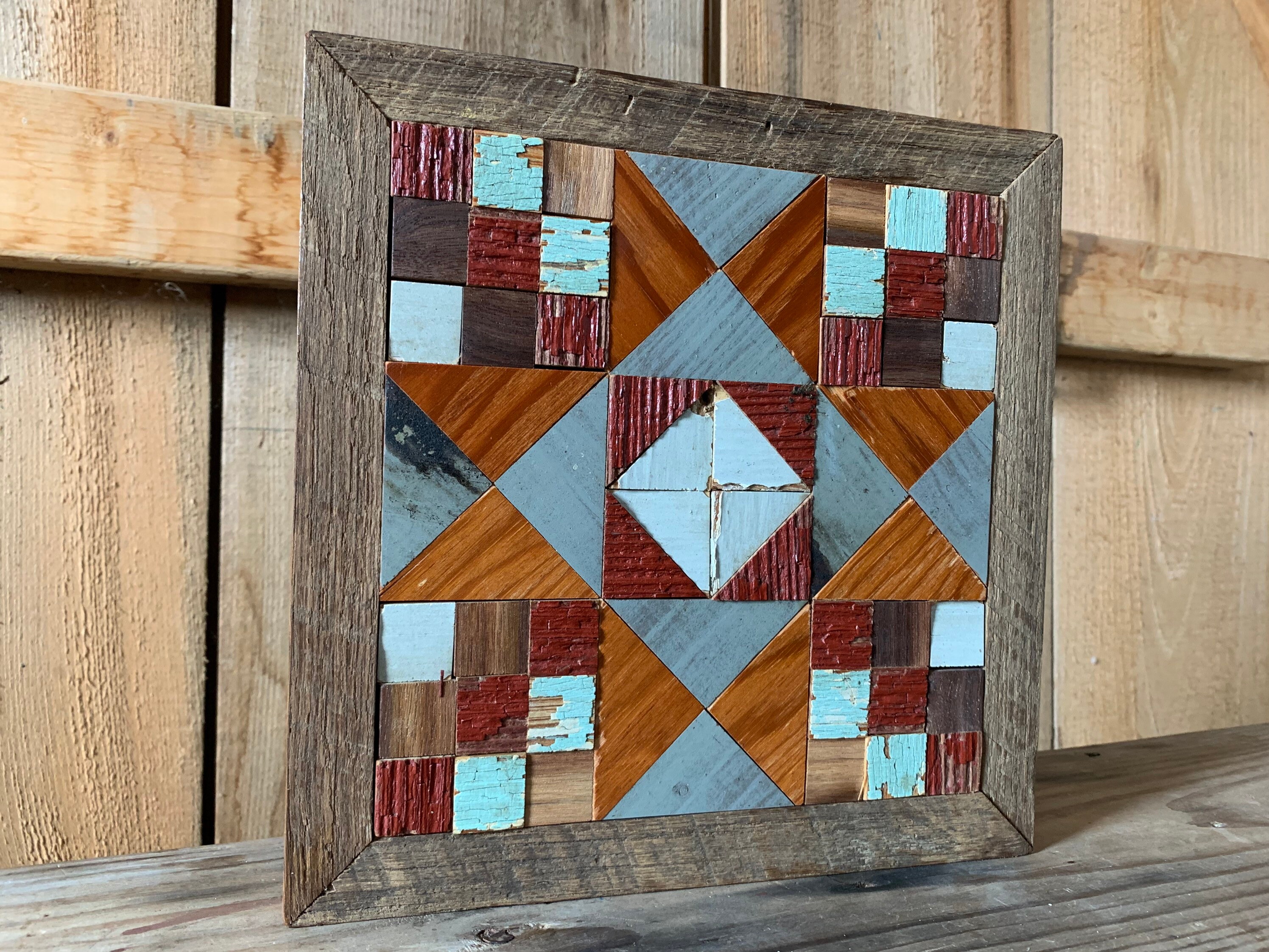 Wooden Quilt Block - Etsy