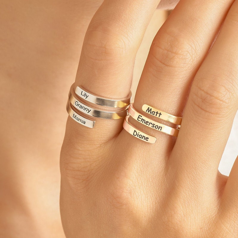 Name Ring - Etsy