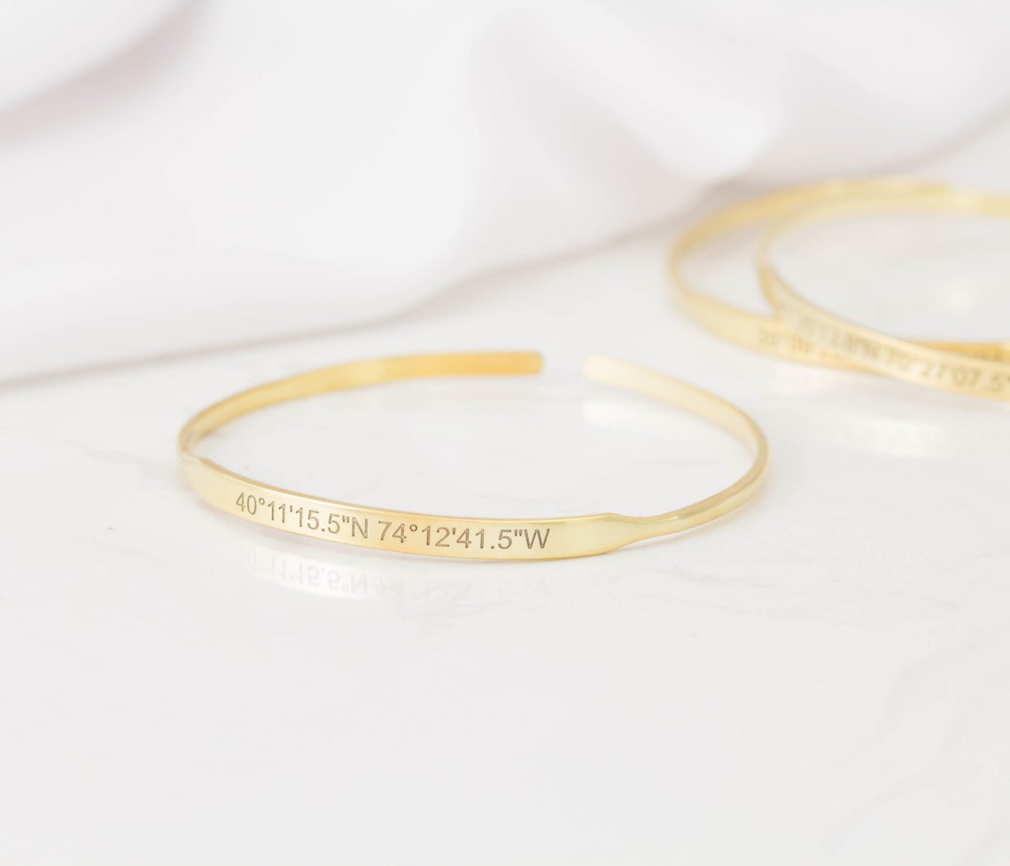 Personalized Mantra Bracelet • Inspirational Jewelry • Custom Yoga ...