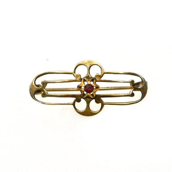 Antique VICTORIAN CRR C Ray Randall Sash COLLAR Brooc… - Gem