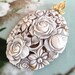 Large Flower Cameo - Etsy