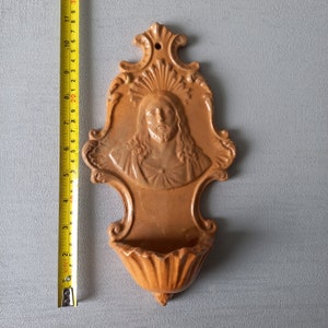 Vintage Holy Water Font, French Antique Stoup, Wall Hanging Benitier - Etsy