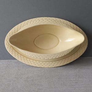 French Vintage Sauce Boat or Gravy Boat With Fish Patterns by Gien - Etsy