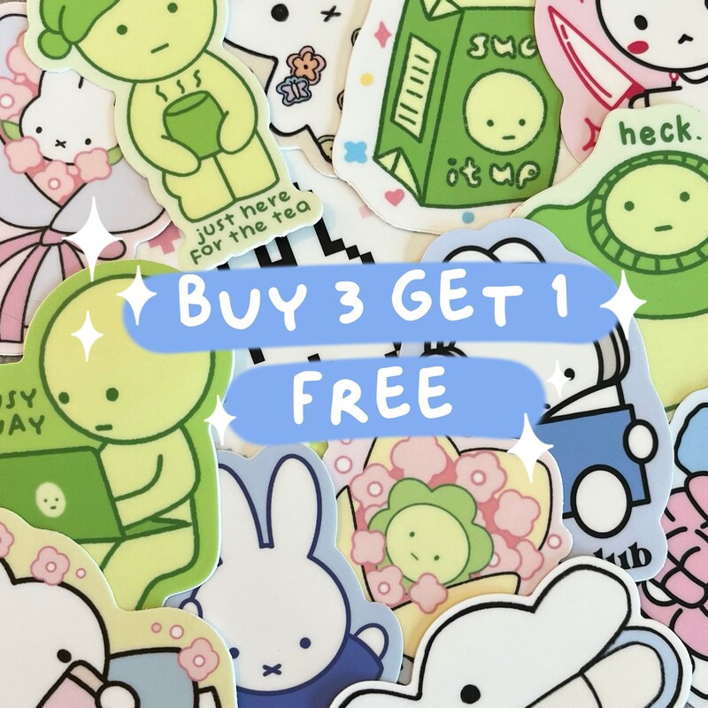 Cute Sticker Pack - Etsy