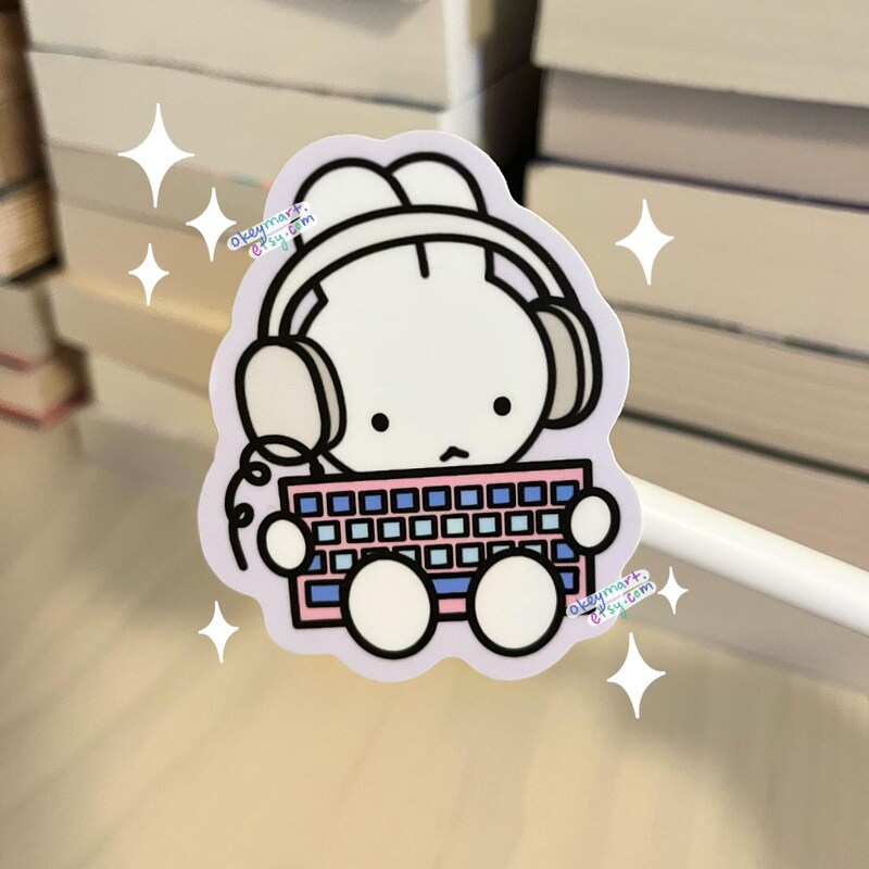 Kawaii Keyboard Stickers - Etsy