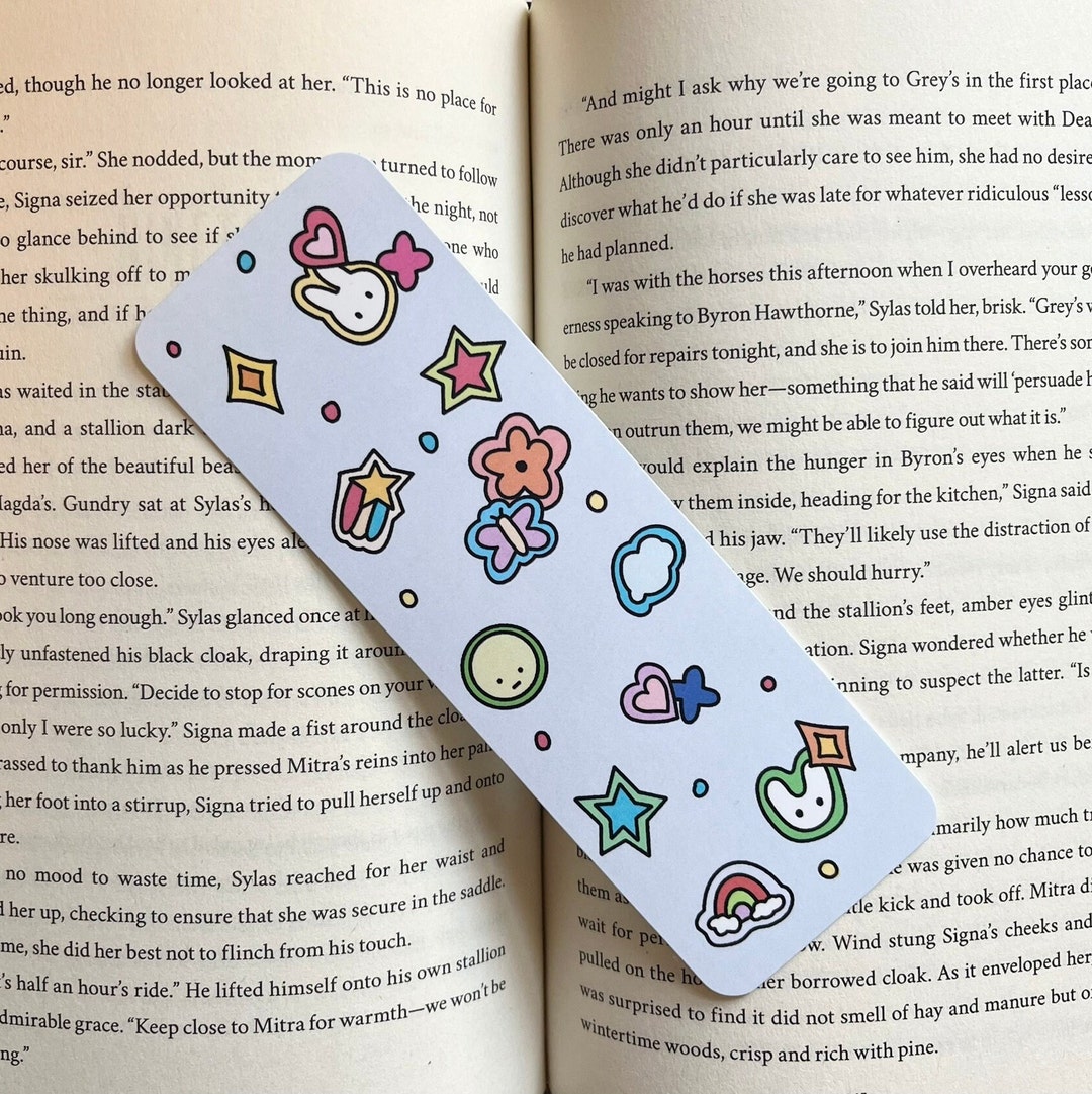 Doodle Bookmark - Etsy