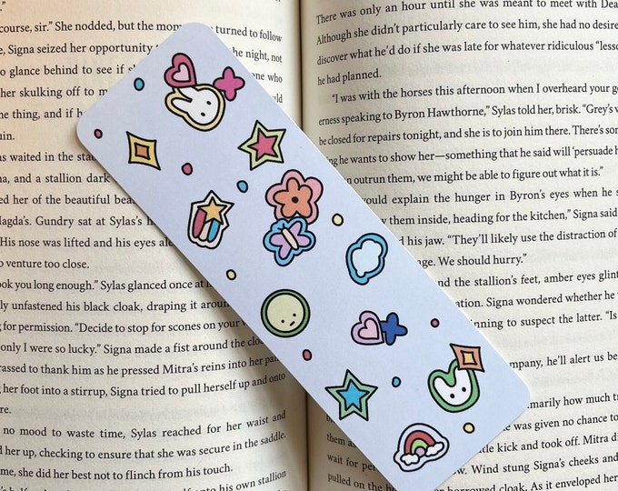 Doodle Bookmark - Etsy