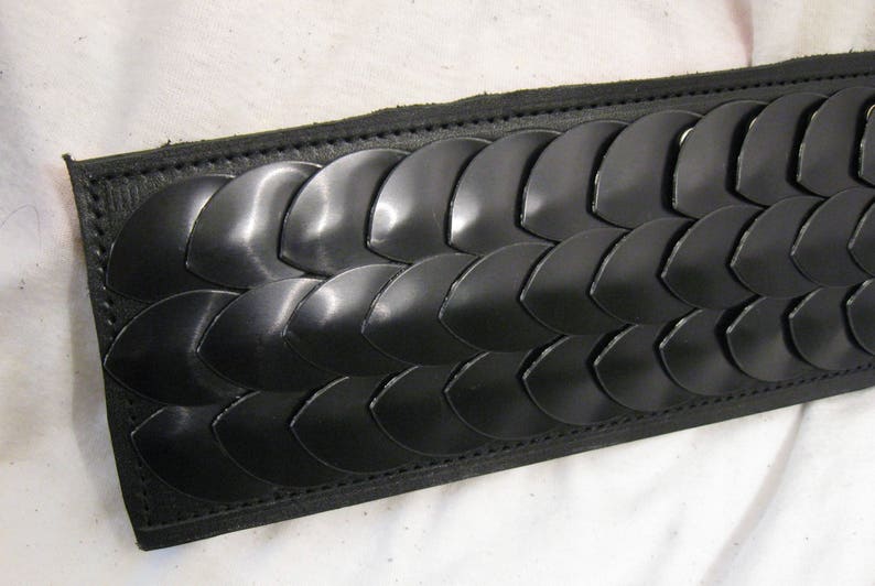 Hand-made Leather Paddle With Studded Mult-color Scales - Etsy