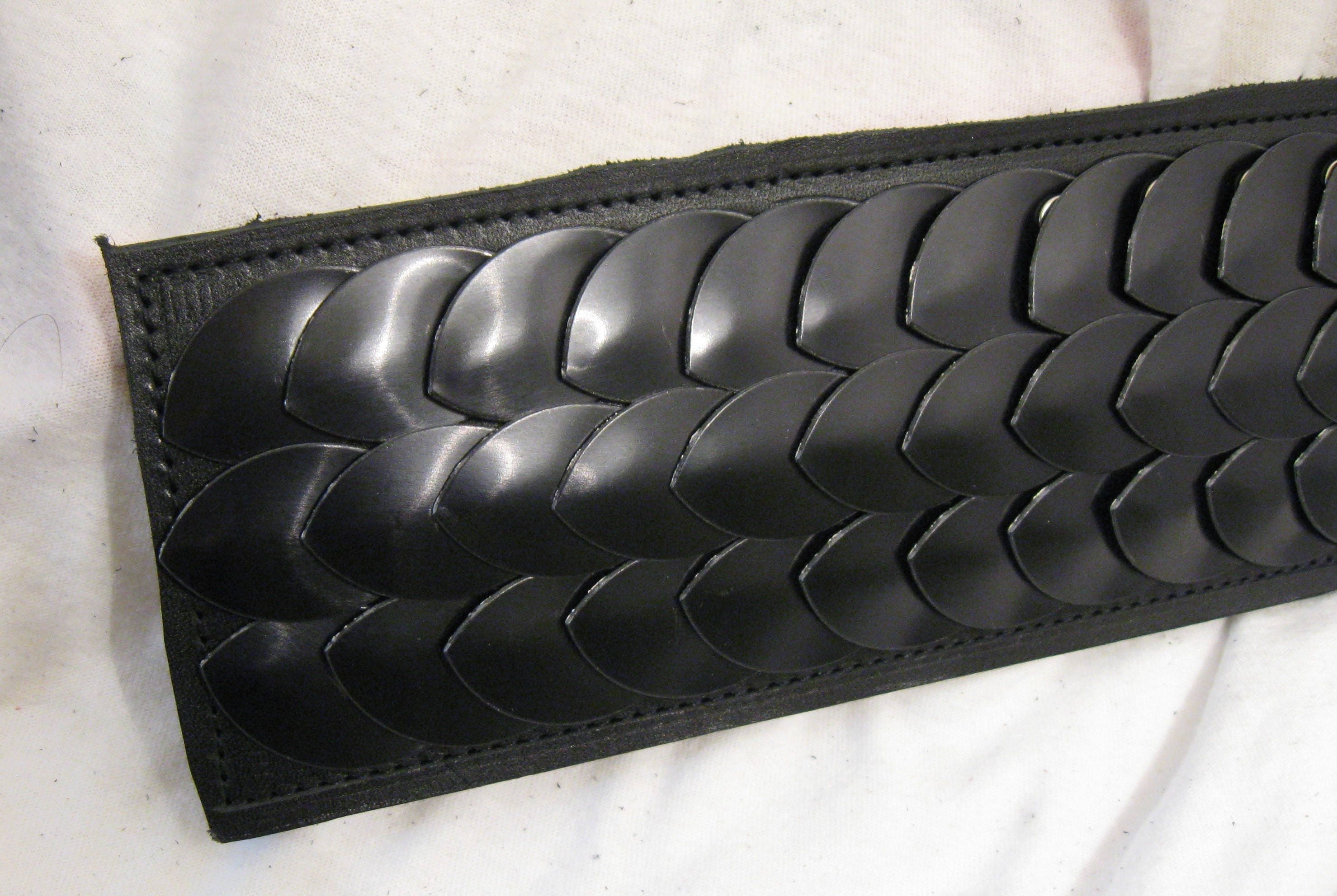 Hand-made Leather Paddle, With Studded Mult-color Scales - Etsy