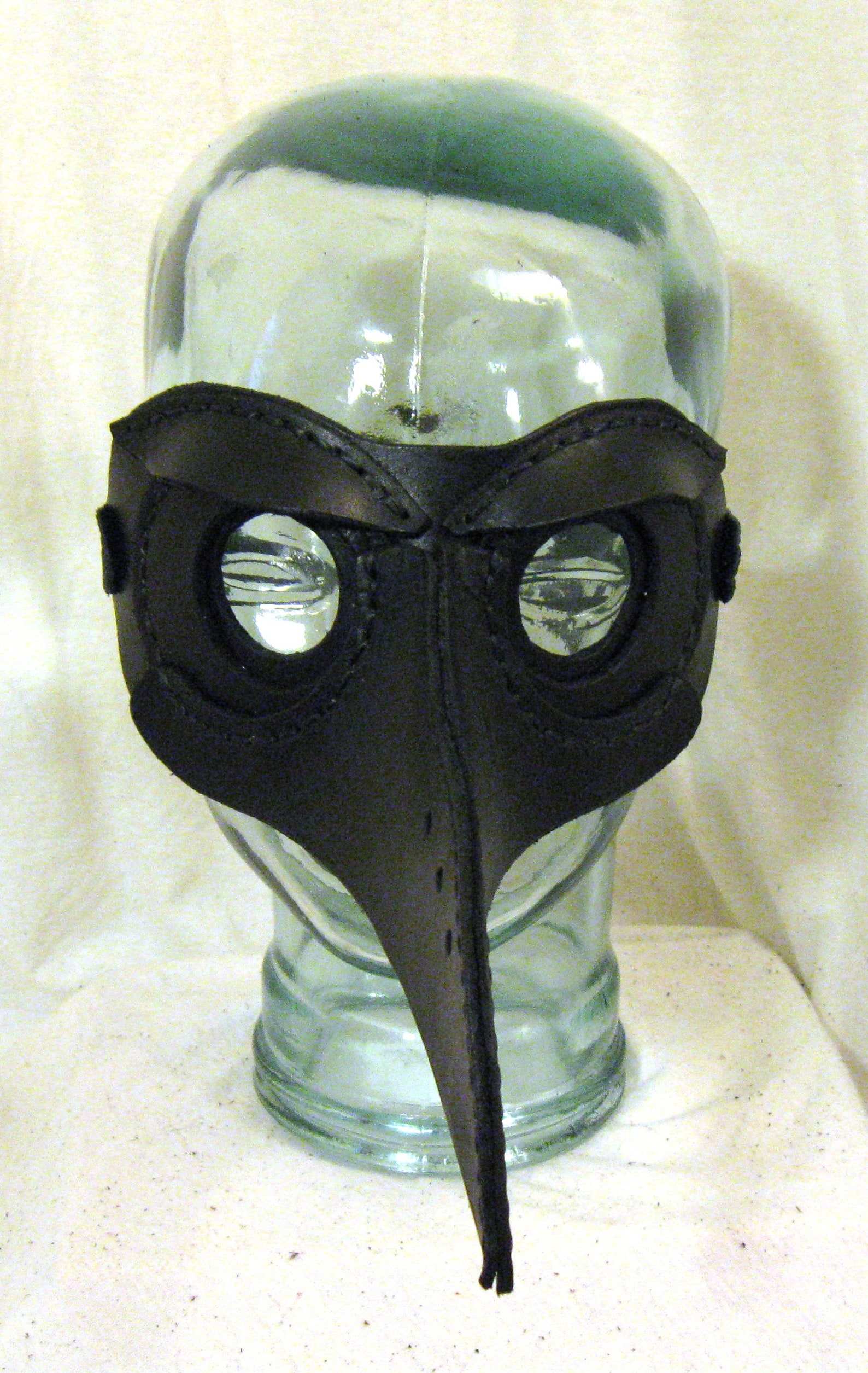 Hand Made Leather Raven/crow Masquerade Mask - Etsy