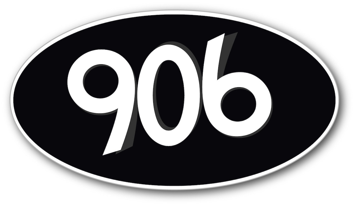 906 Area Code Sticker - Etsy