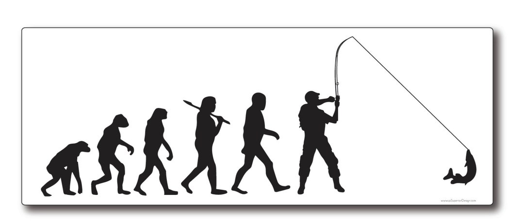 Evolution of Fisherman - Etsy