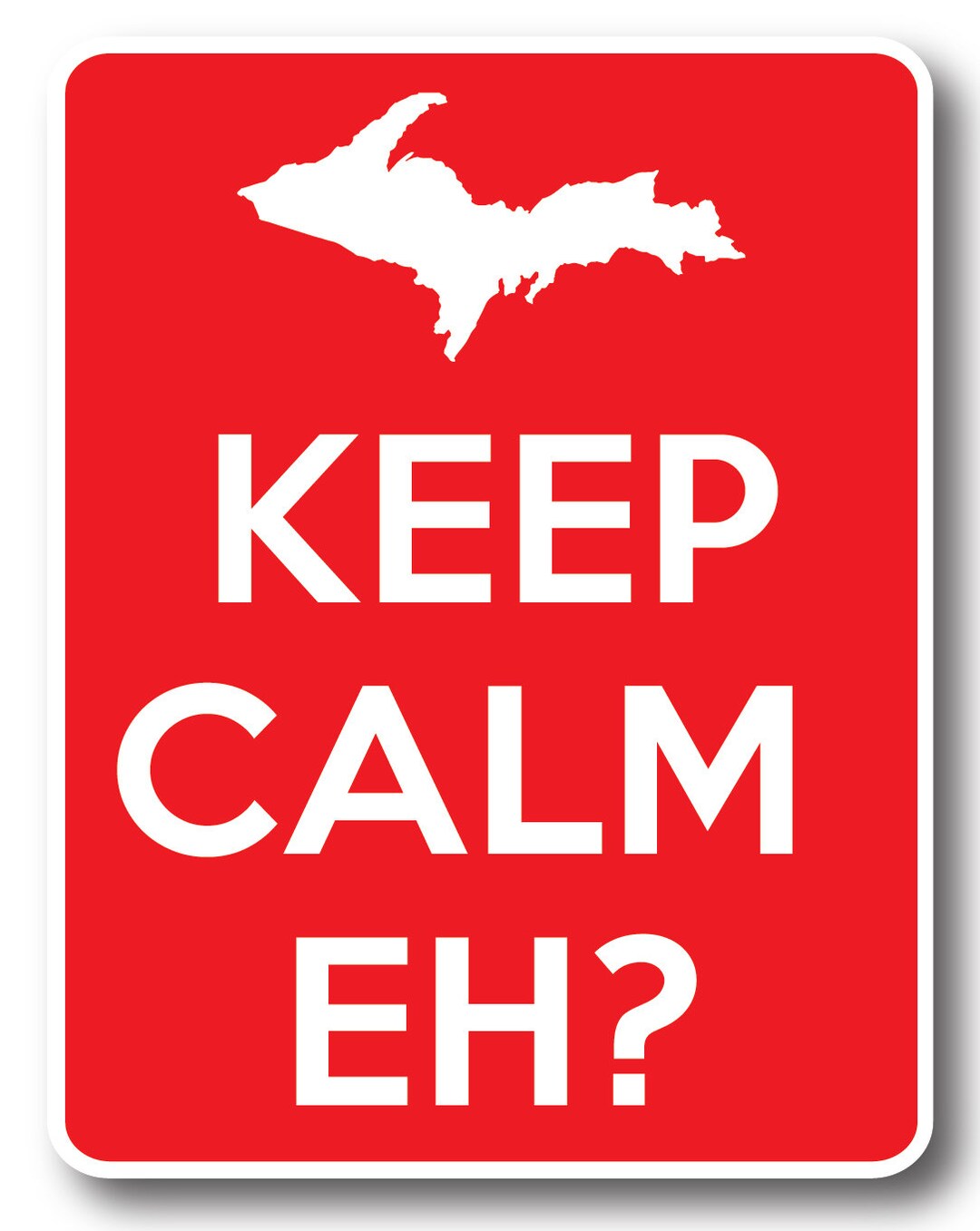 Keep Calm Eh Decal - Etsy