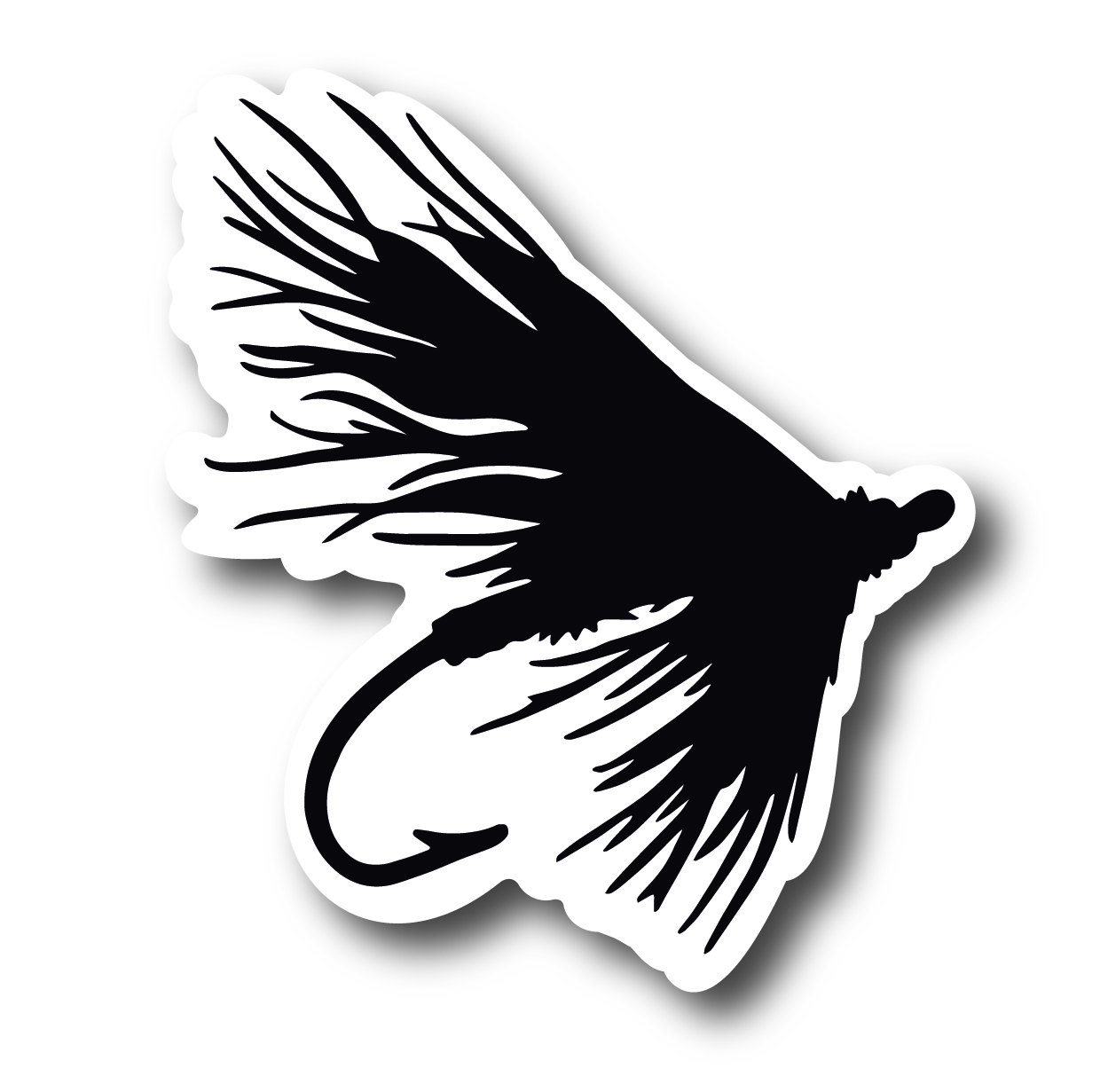 Dry Fly Decal - Etsy