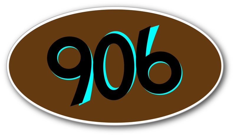 906 Area Code Sticker - Etsy