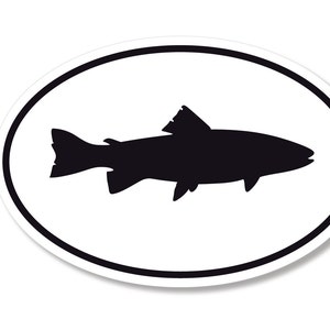 Rainbow Trout Fishing Sticker Decal - Etsy
