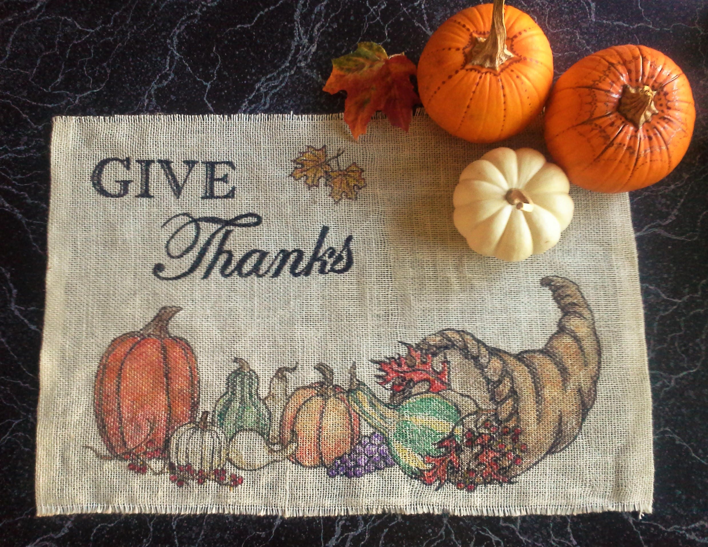 Burlap Table Decor, Cream Colored Place Mat, Holiday Centerpiece ...