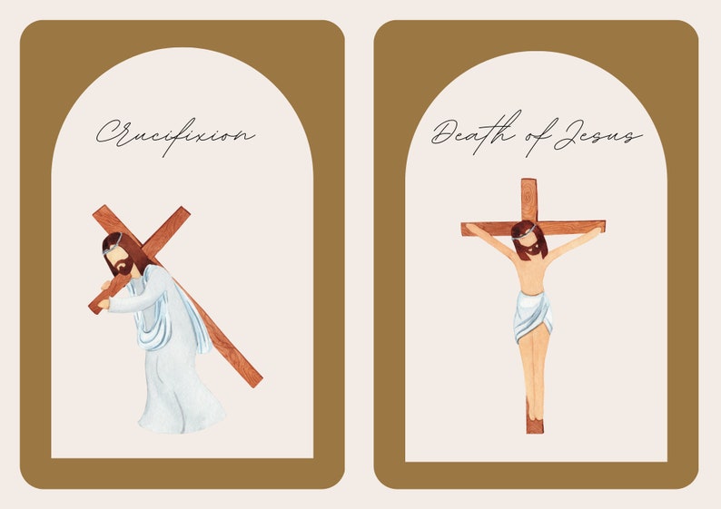 Instant Download Easter Story Cards- Holy Week- Easter Countdown-easter ...