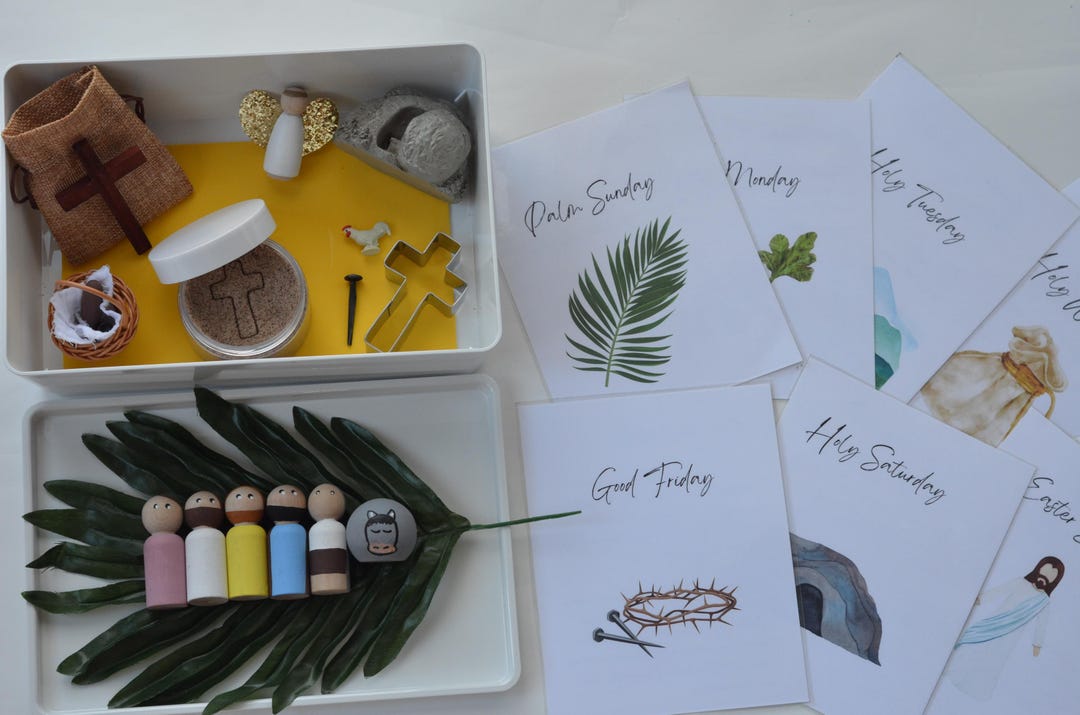 Holy Week Daily Activity Guide Devotional Hands on Easter Celebration ...