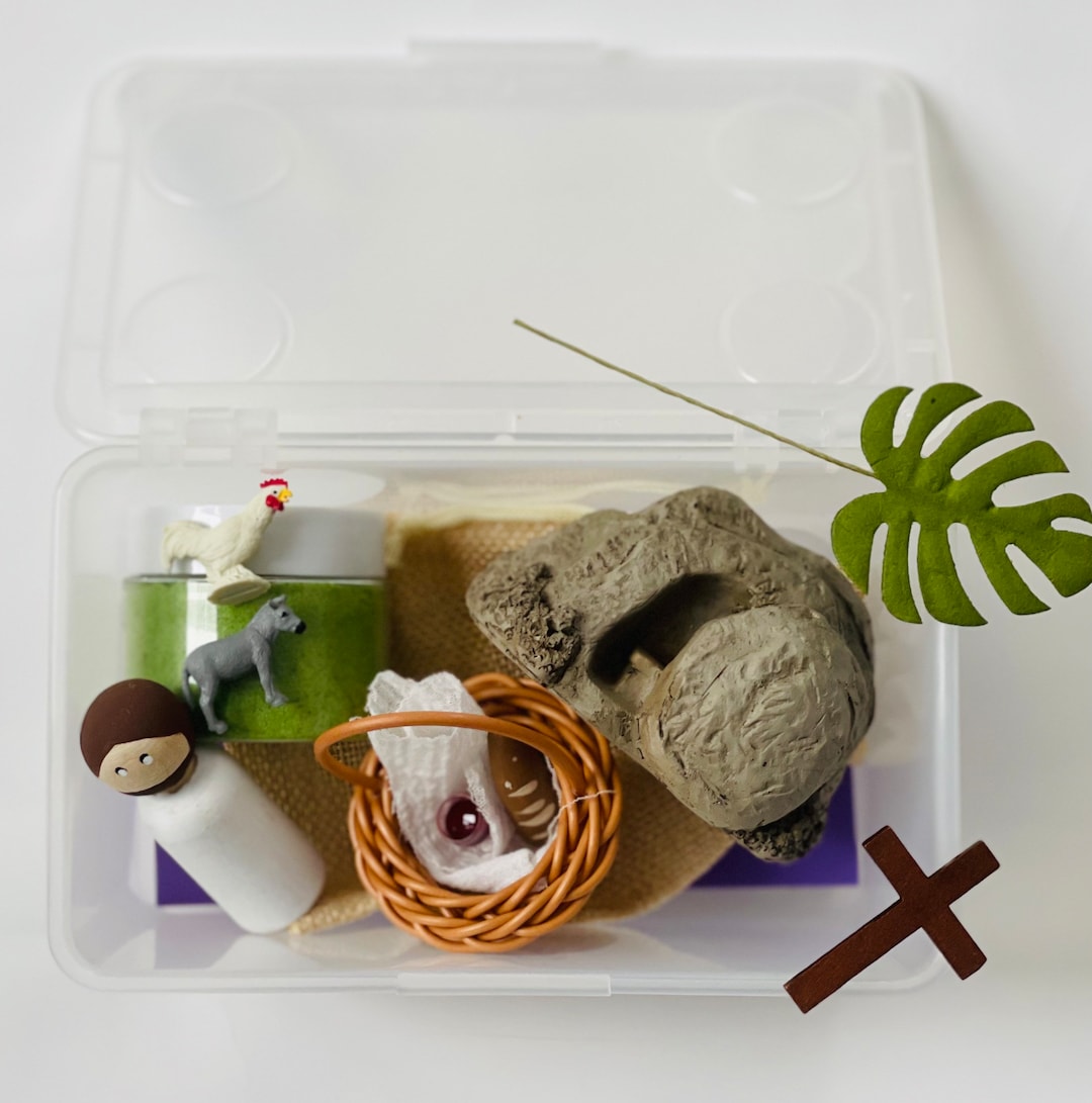 Easter Sensory Kit, Easter Craft, Easter Basket Gift, Resurrection ...