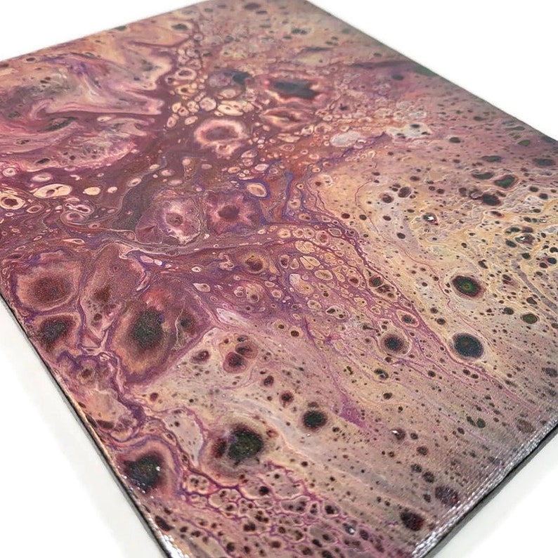 Acrylic Fluid Art Painting, Stretched Canvas, Original 8x10, Abstract ...