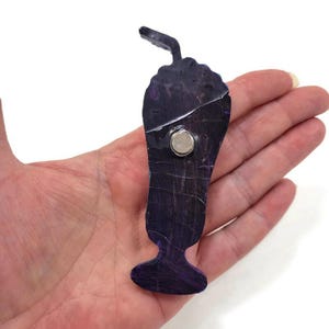 Ice Cream Milk Shake Refrigerator Magnet Wooden Textured Resin Kitchen ...