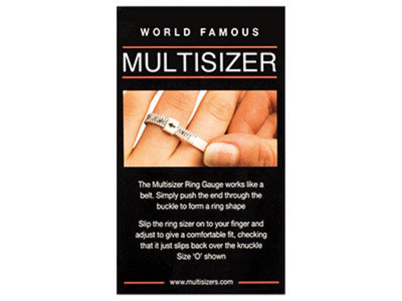 RING SIZER for British Sizing up to UK Size Z, for Your Accurate Ring ...