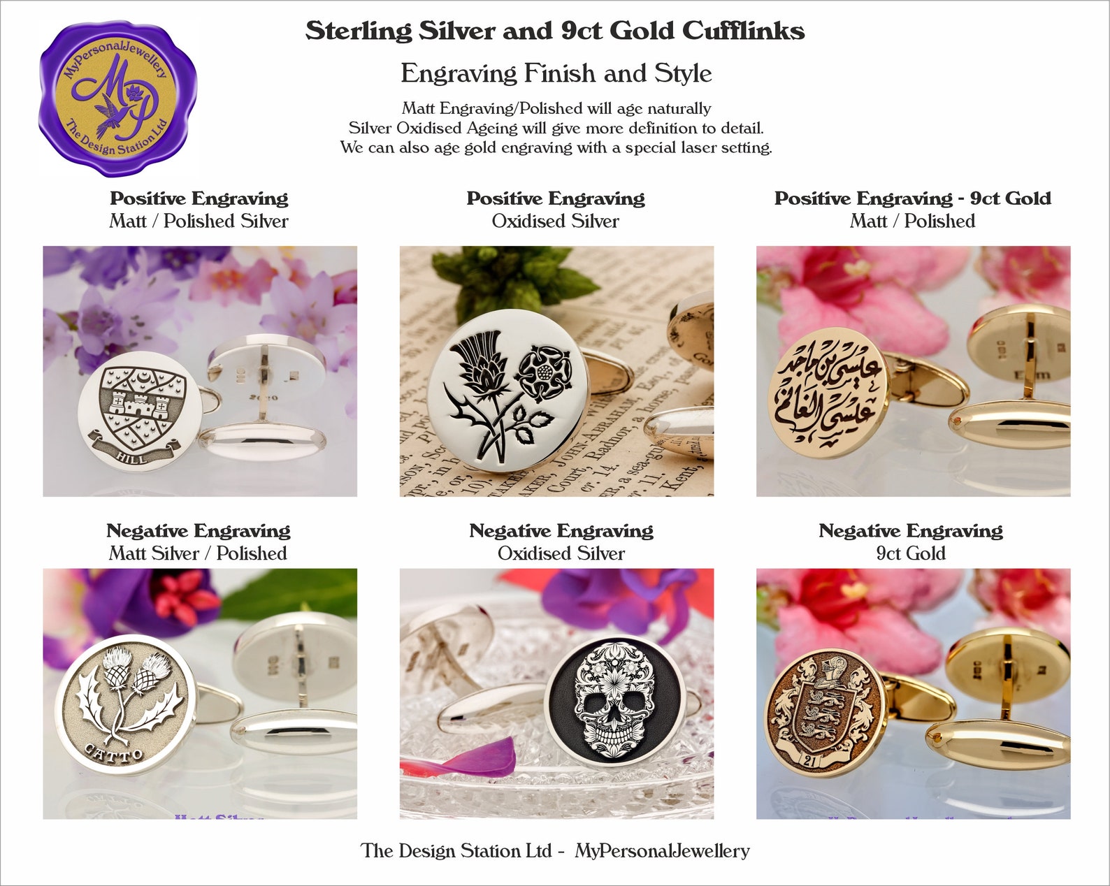 Edinburgh Castle Scotland Silver Cufflinks Laser Engraved and - Etsy