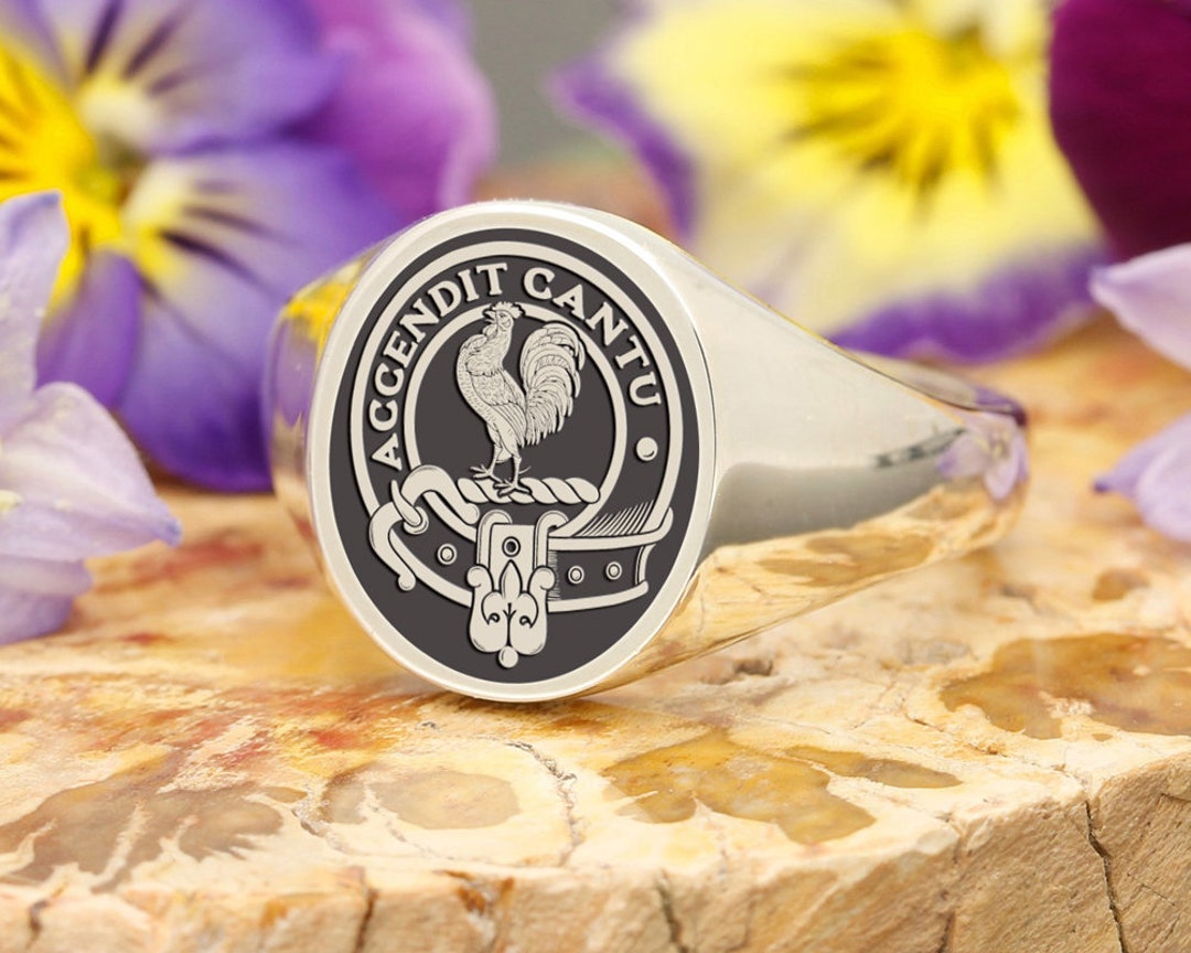 Cockburn Scottish Clan Crest Signet Ring Family Crest Ring Coat of Arms ... Cockburn Scottish Clan Crest Signet Ring Family Crest Ring Coat of Arms ...