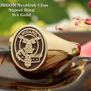 Comyn Scottish Clan Crest Signet Ring Silver or Gold Handmade - Etsy