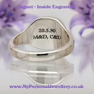 Gordon Scottish Clan Crest Signet Ring, ( Bydand ) Silver Hallmarked ...