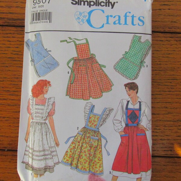 Vintage Sewing Pattern Apron - Etsy