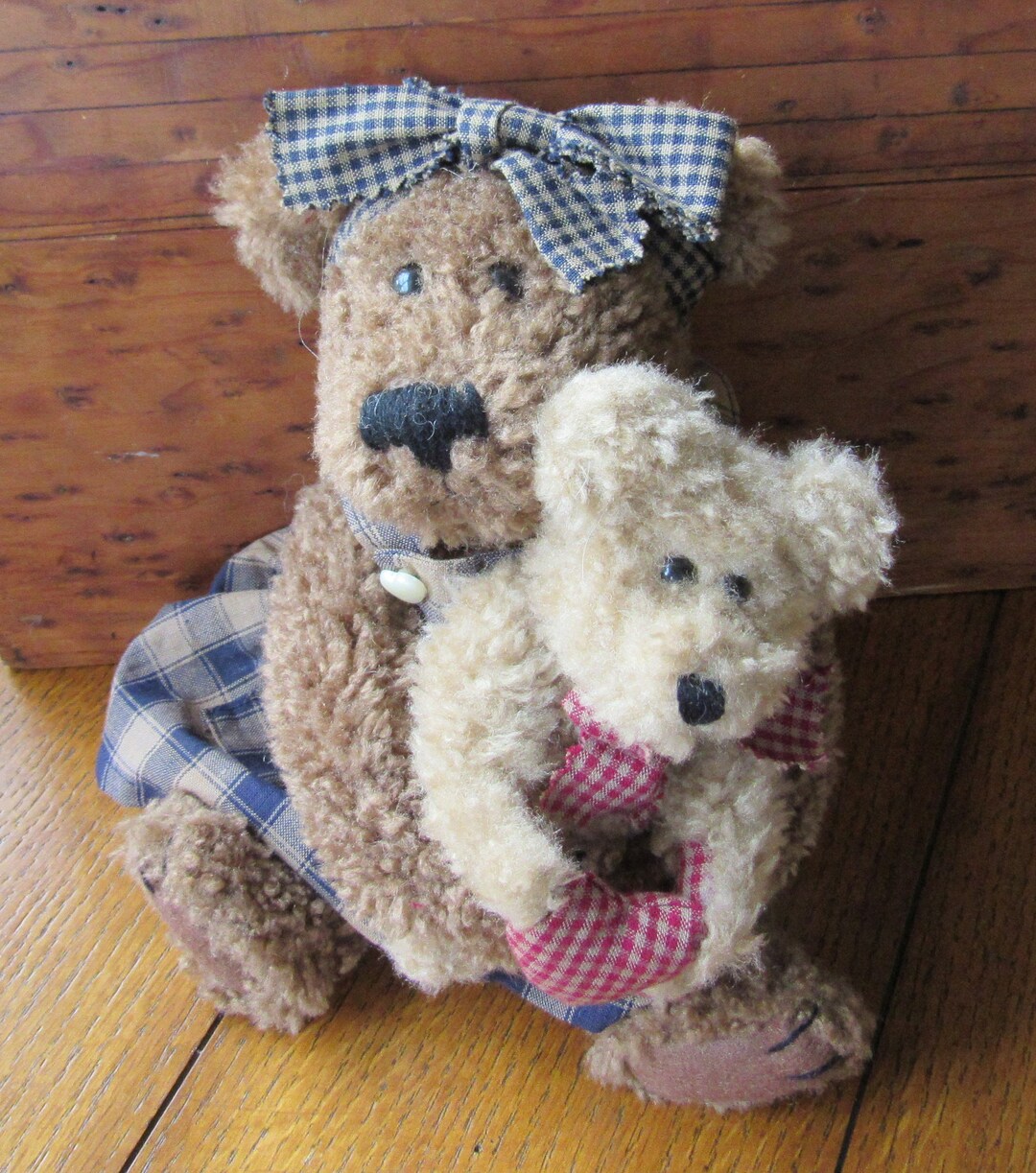 Boyds Vintage Bears, Mama Mcbear and Delmar Plush, Jointed Toys With ...