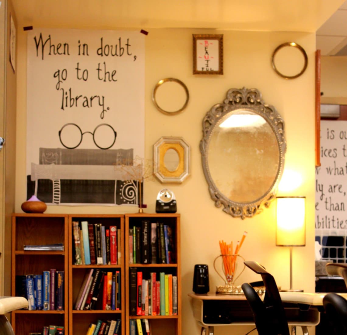 When in Doubt Go to the Library Printable and Poster - Etsy Canada