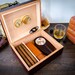 Engraved Cigar Humidor Gift Set With Matching Accessories, Great Gift ...