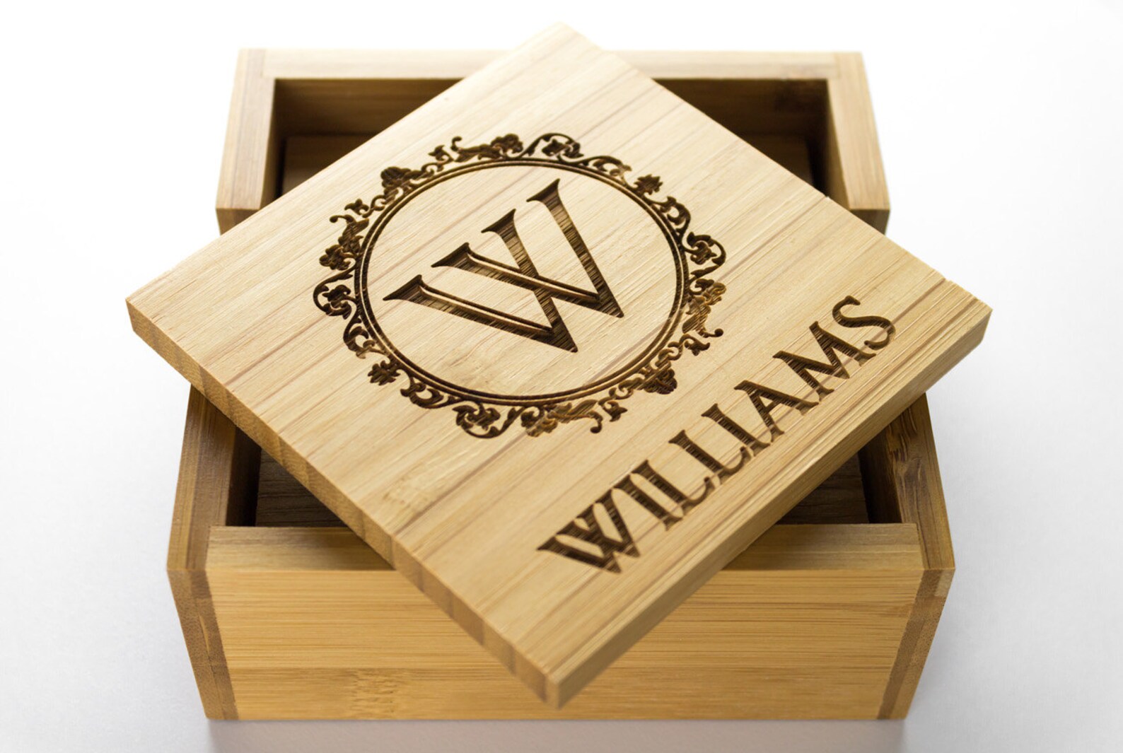 Custom Bamboo Coasters Housewarming Gift Coasters With - Etsy