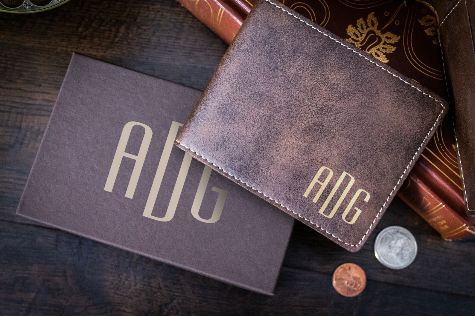 Personalized Men's Slim Wallet. Multiple Colors - Etsy