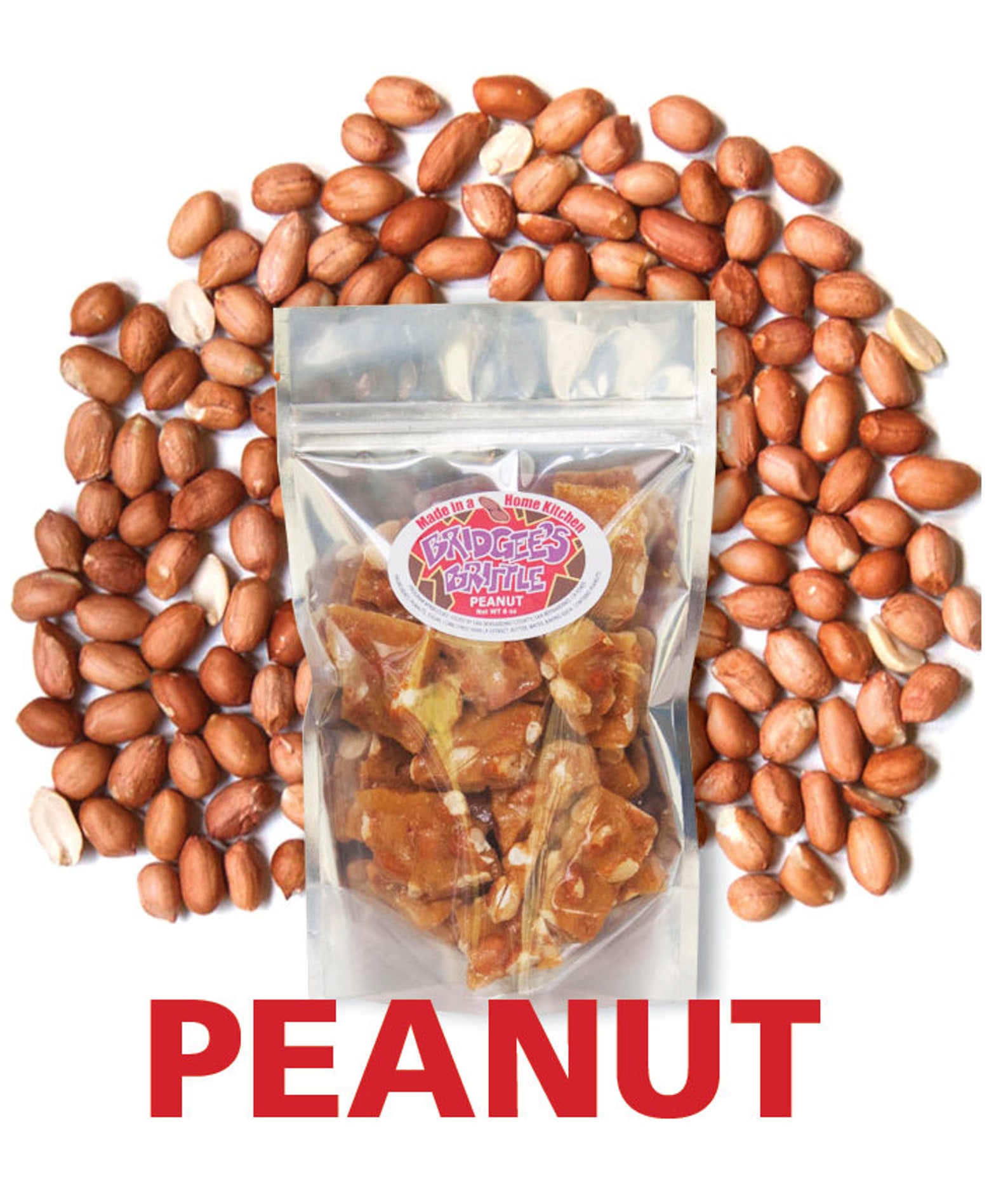 Peanut Brittle 1 Lb. (16oz) - Etsy