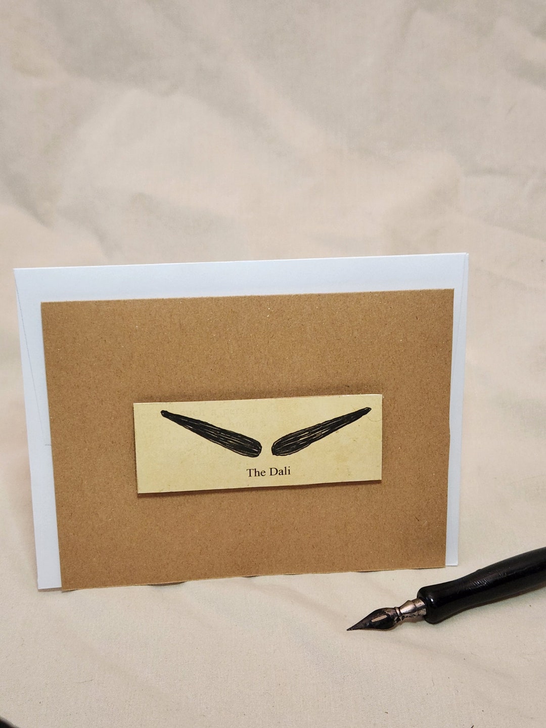 The Dali - Mustache Note Card - Etsy