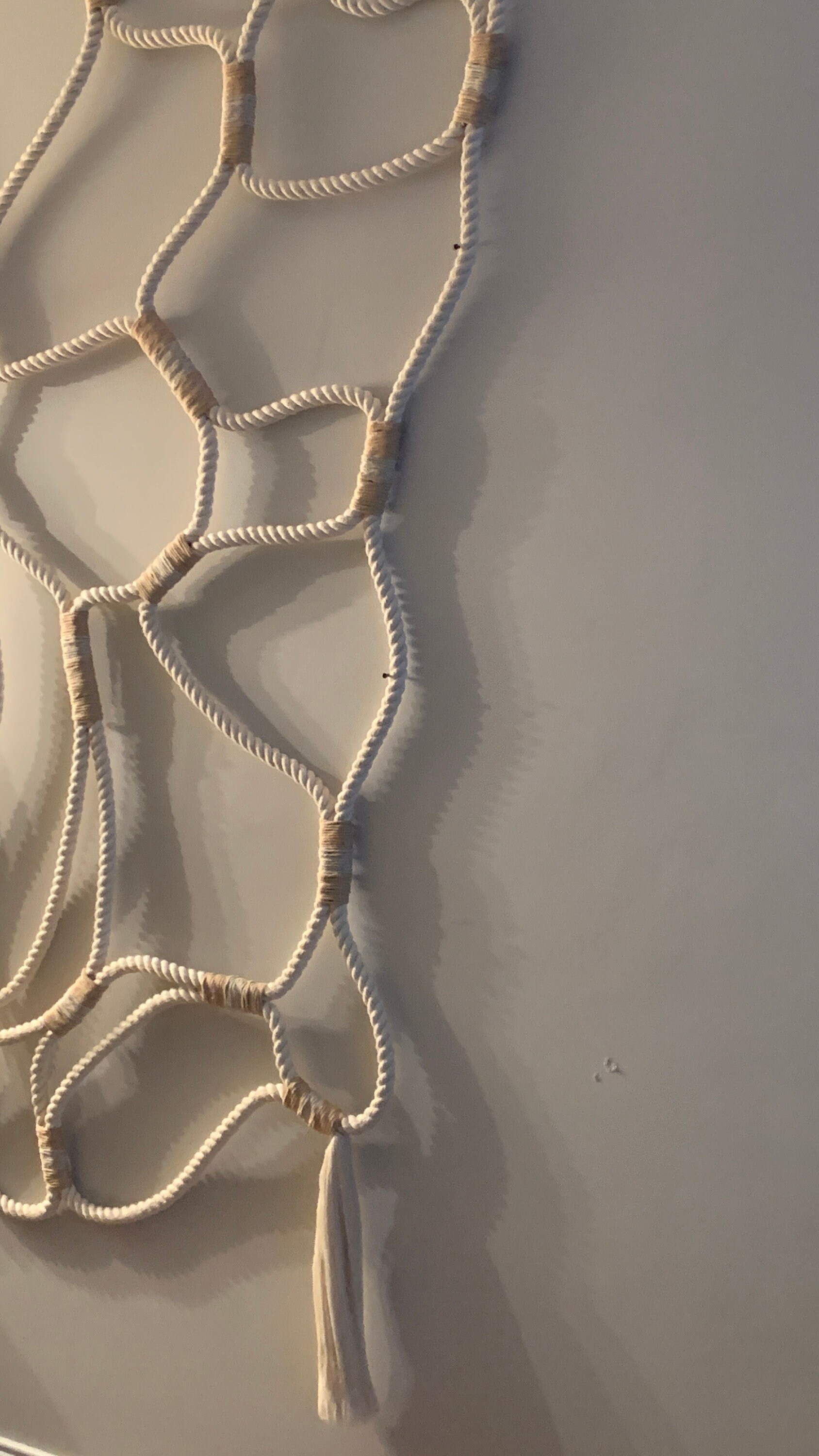 Big Design Artwork for Modern Interior, Minimalist and Original Rope ...