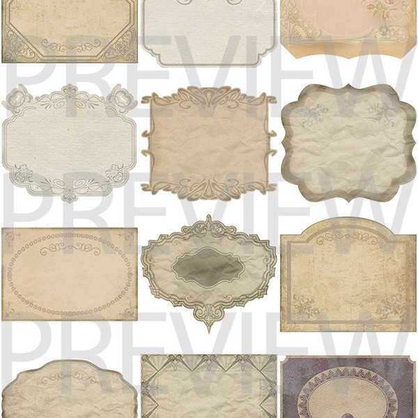 Printable Labels - Etsy