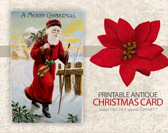 The First Christmas Card 1843 Postcard - Etsy