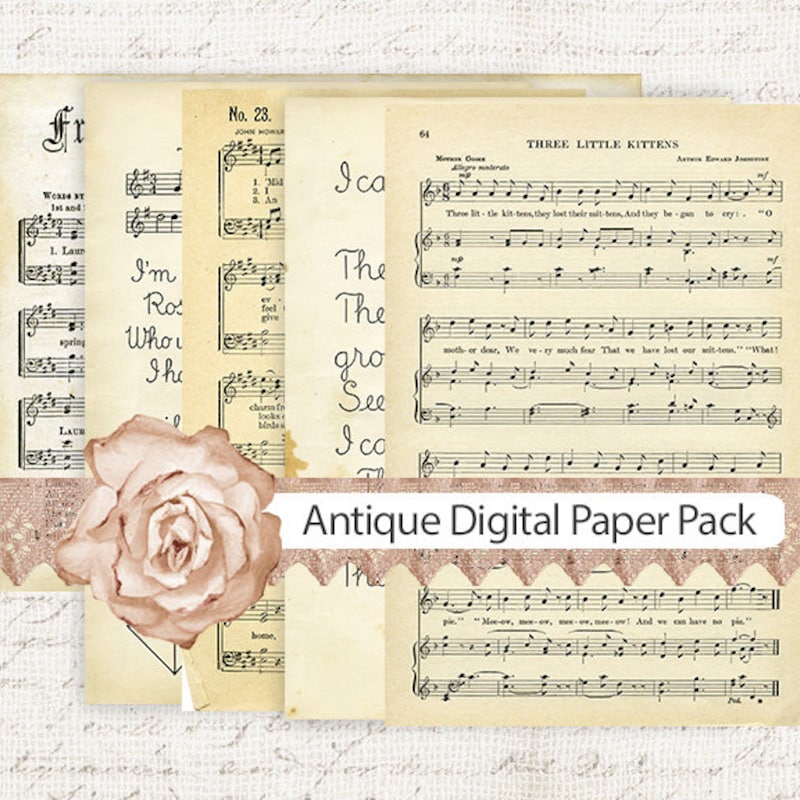 Sheet Music Paper - Etsy