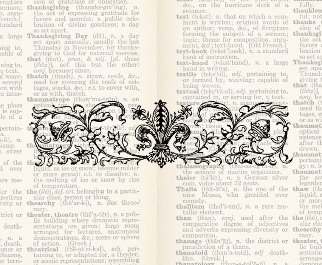 Vintage Border Clipart Digital Download - Antique Embellishment Design ...