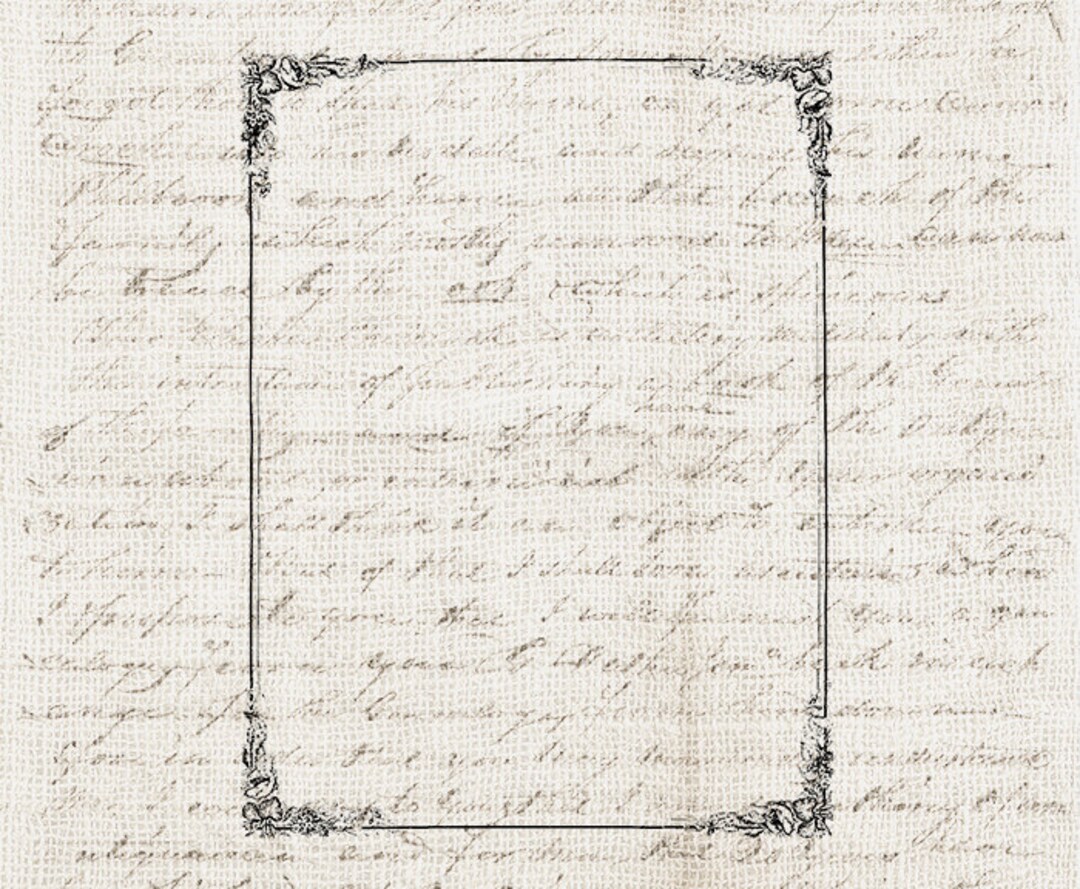 Vintage Frame Digital Download Antique Ornate Frame Clipart Design ...